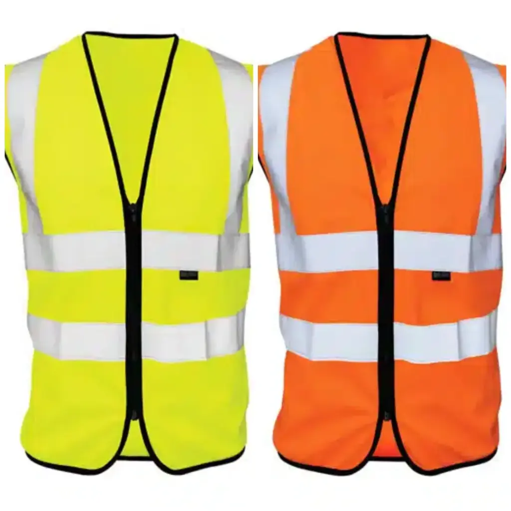 SAFETYWARE SV114 Essential Series High Visibility Safety Vest with 2 ...